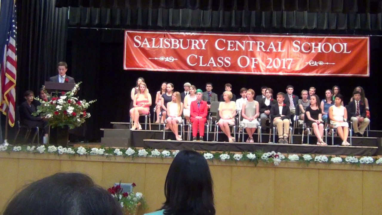 SCS 2017 Graduation Pledge To The Flag - YouTube