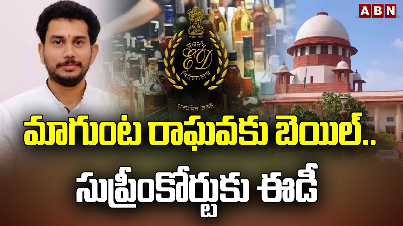 మాగుంట రాఘవకు బెయిల్..సుప్రీంకోర్టుకు ఈడీ | Delhi Liquor Scam | Magunta ...