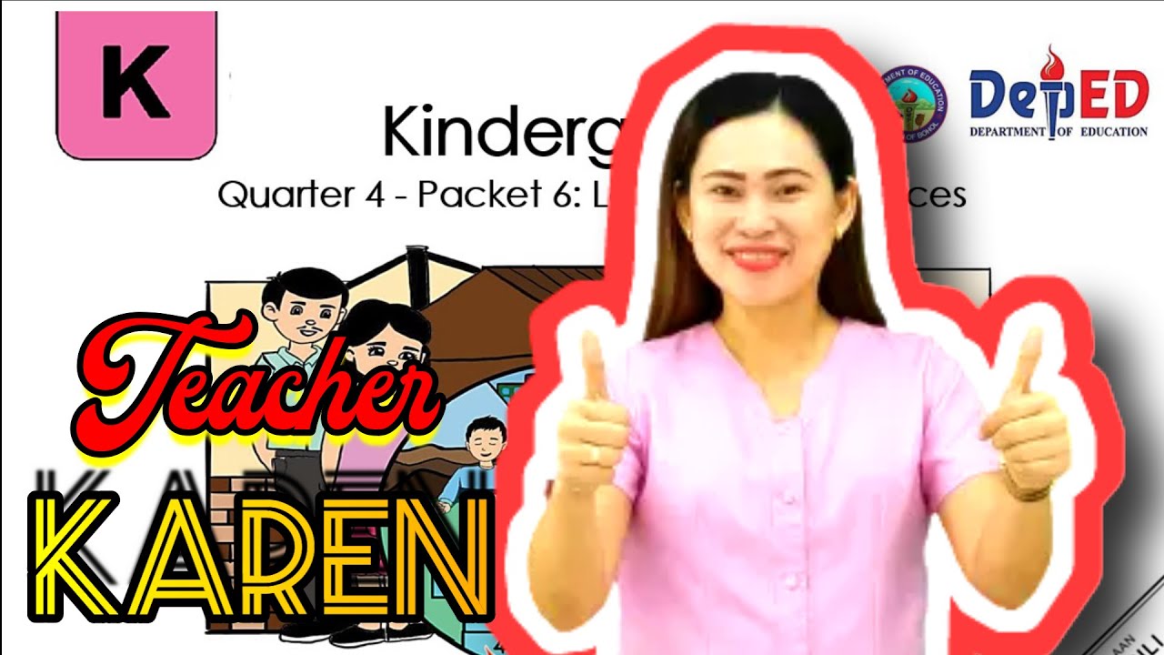 KINDERGARTEN VIDEO LESSON (Q4-WEEK6-DAY1) - YouTube