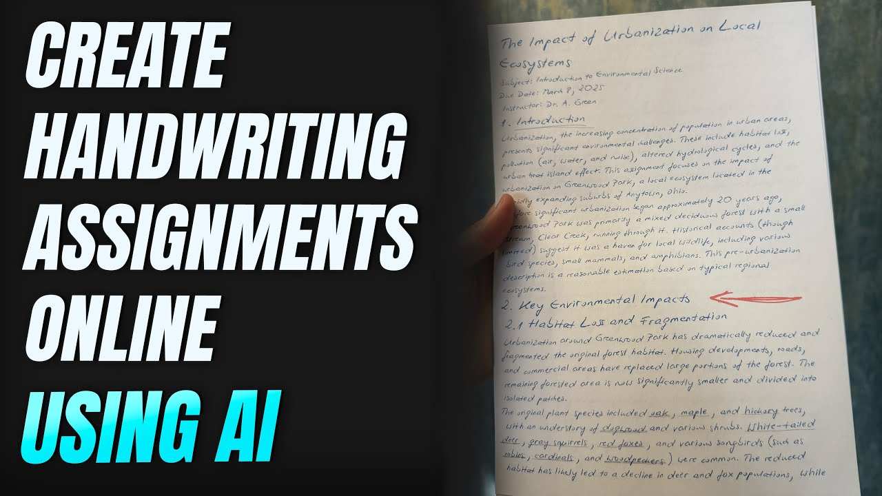Convert Text To Handwriting Assignment Using AI YouTube Convert Text To Handwriting Assignment Using AI YouTube