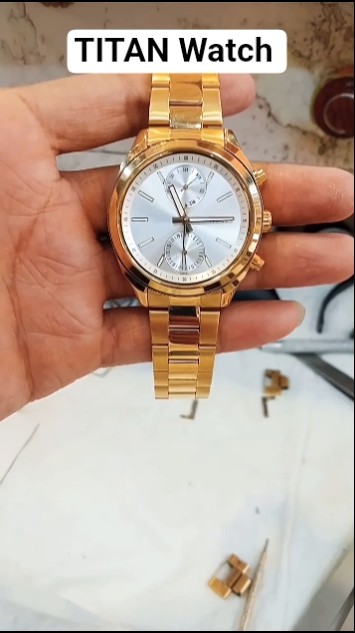 Titan Gents Multifunction Watch Review || 1805YM01 Titan Golden Watch ...