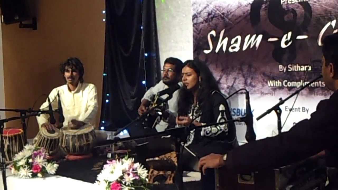 Sithara ghazal concert- sham-e-gazal in dubai, india club. - YouTube