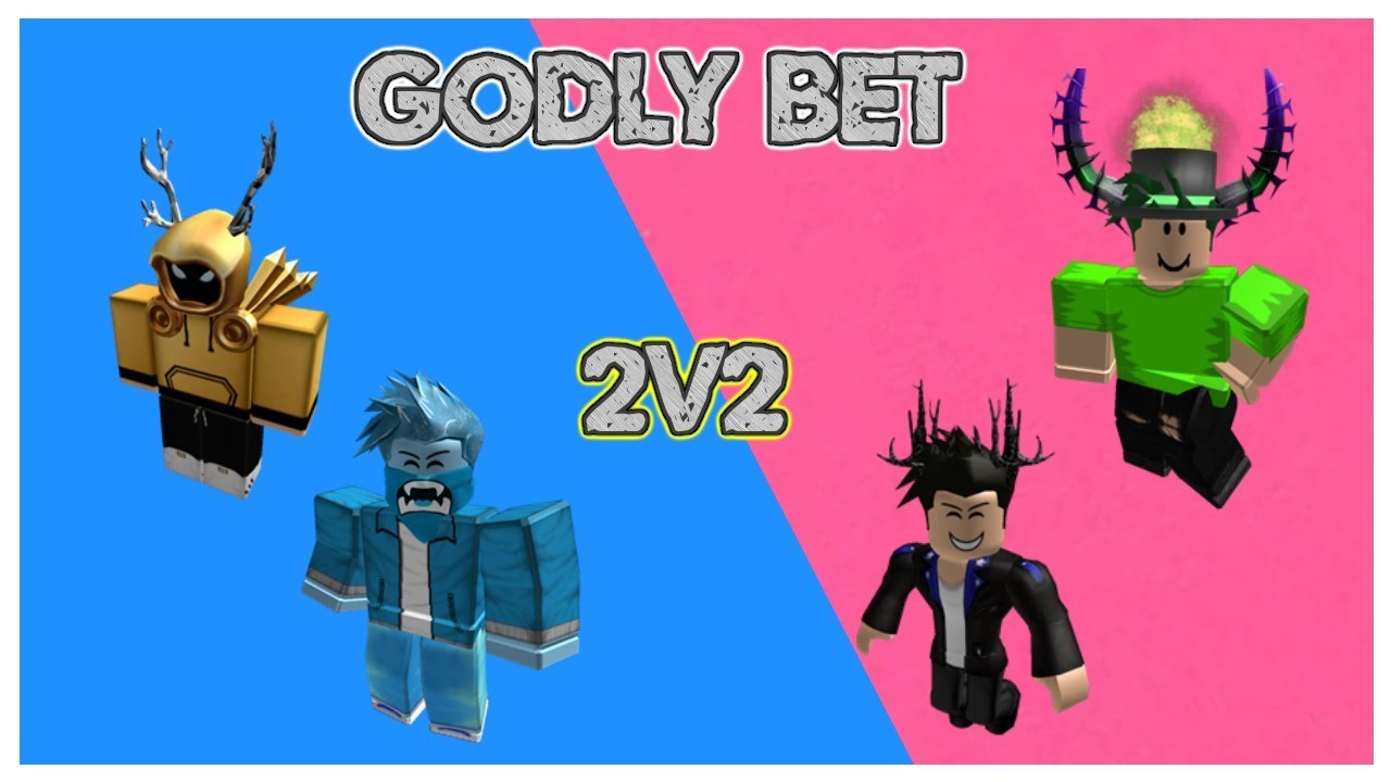 FIRST EVER 2V2 GODLY BET ON ROBLOX MMX! (INSANE) - YouTube