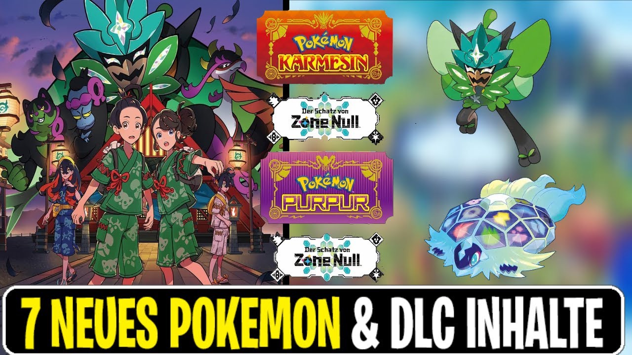 ⭐ALLE 7 NEUEN POKEMON & ZONE NULL DLC INFOS⭐ - YouTube