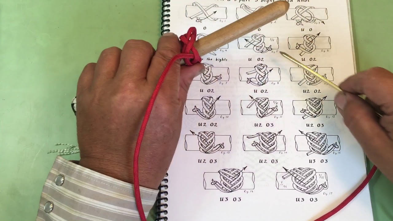 Tying Spanish Ring Knots From a 3 Part 5 Bight Casa Knot - YouTube