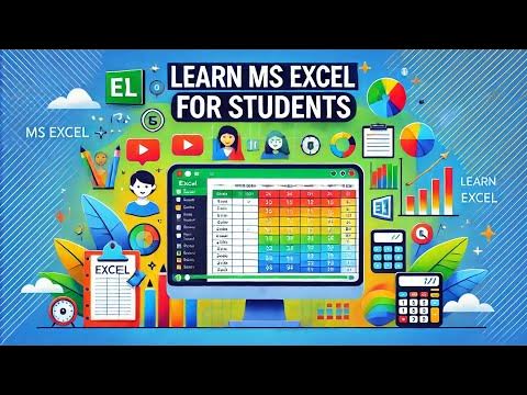 MS Excel :-learn to make students | Marksheet , Calculate Sum ,Average ,Grade ...
