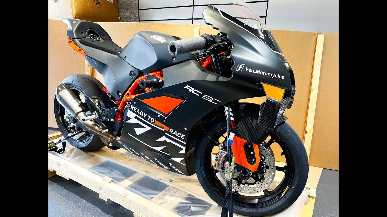 Unboxing new KTM RC 8C, one from 200 models - YouTube