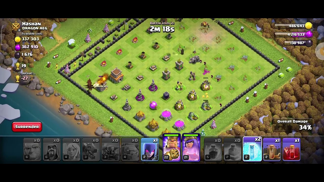 coc war zone|| 100% damage in clash of clans|| coc bro - YouTube
