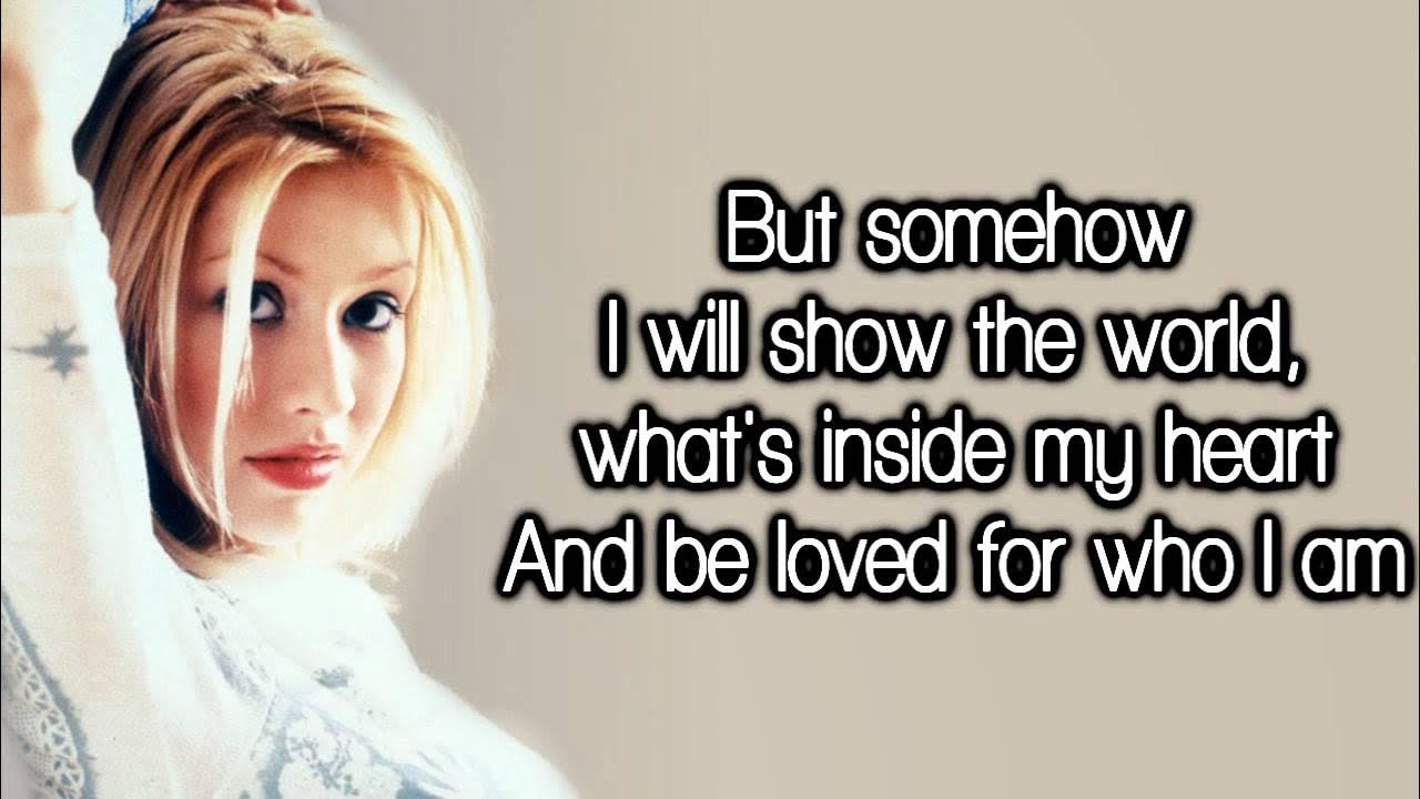 Christina Aguilera - Reflection (Lyrics) HD - YouTube Music