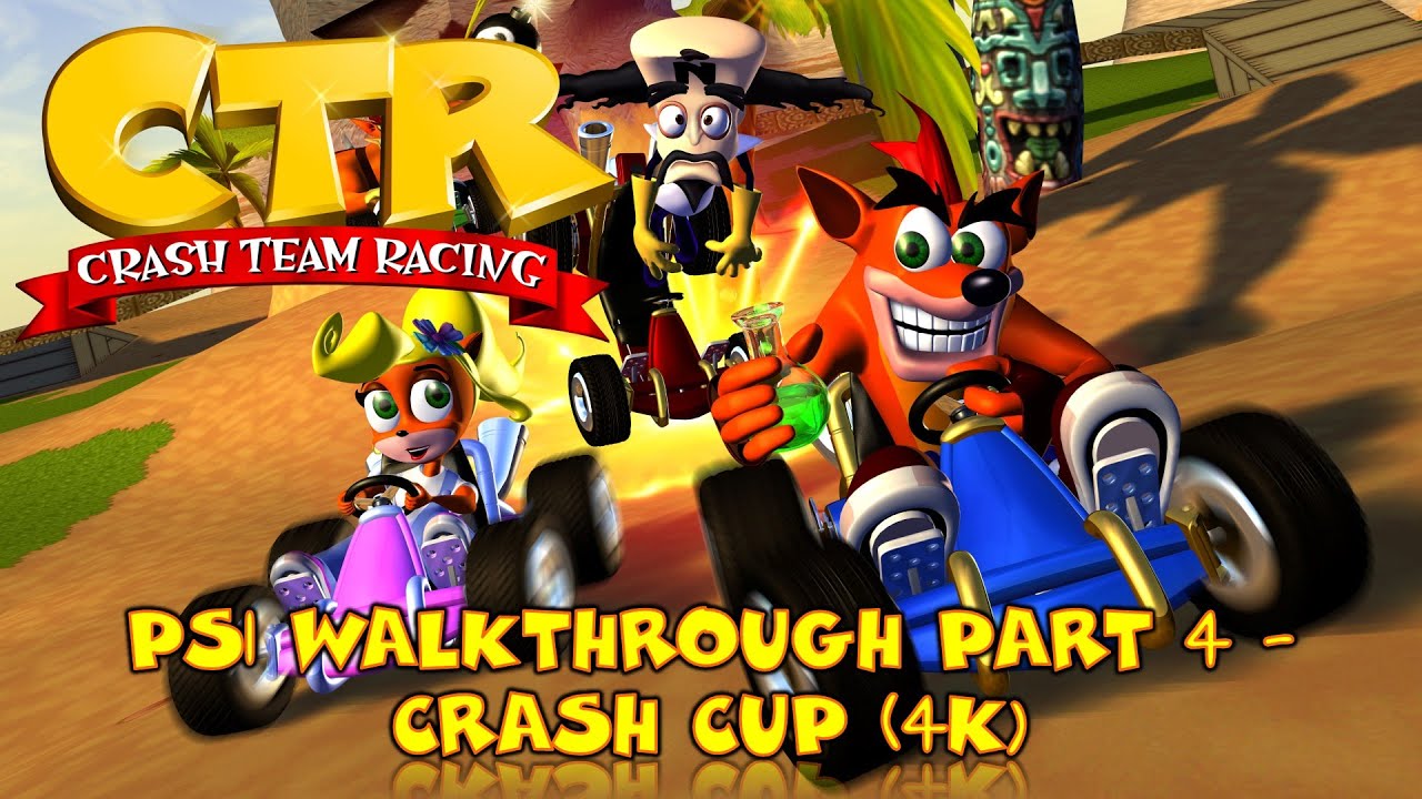 Crash Team Racing PlayStation 1 (PS1) Walkthrough Part 4 – Crash Cup ...