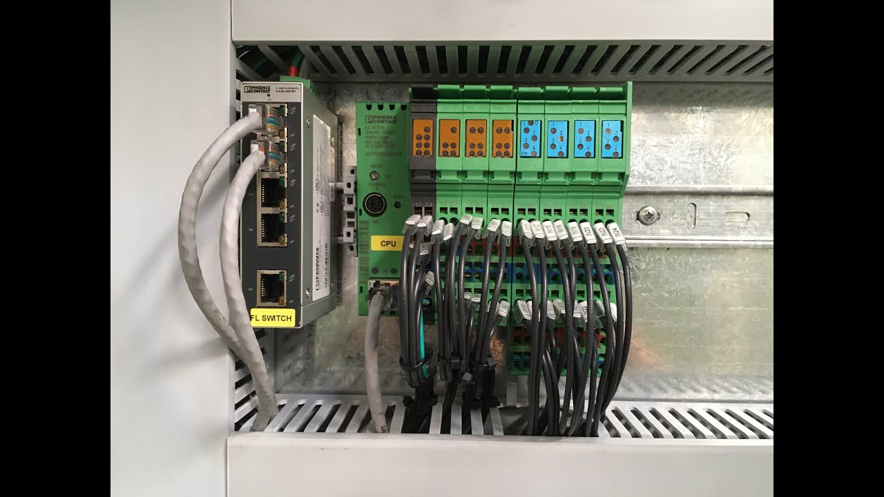 Panel de alarmas con HMI y PLC Phoenix Contact - YouTube