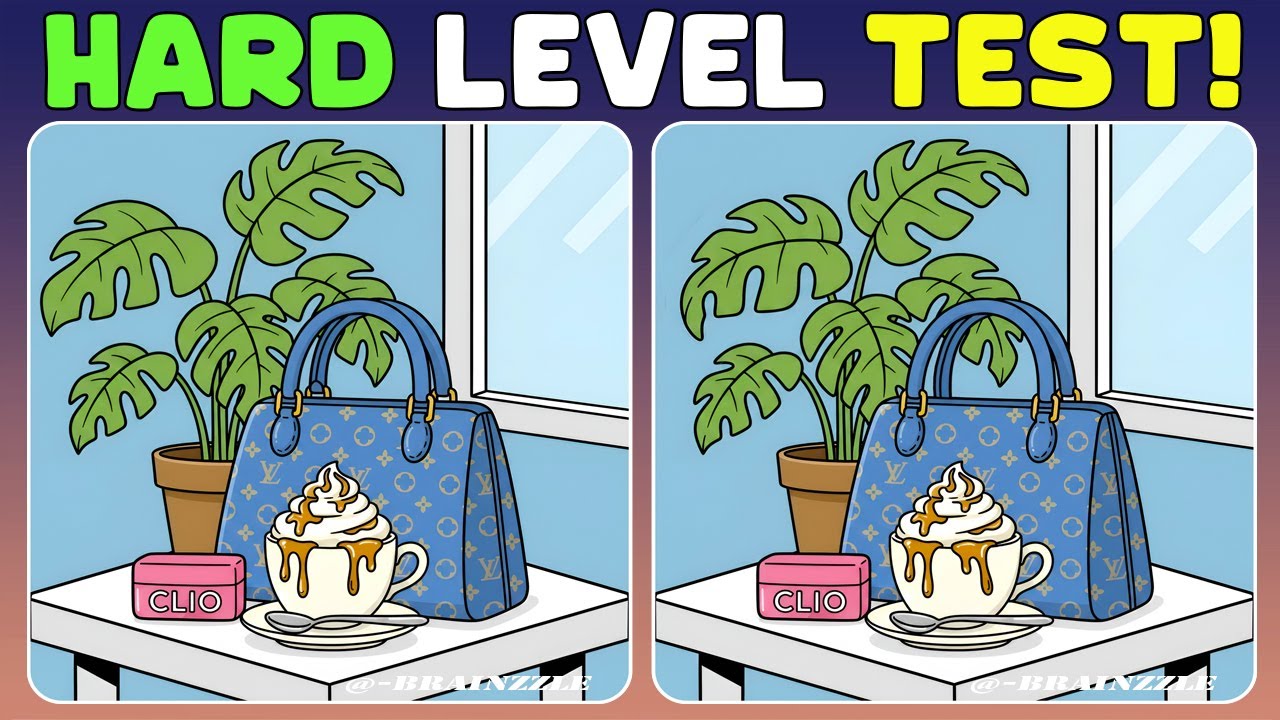 99% FAIL This HARD LEVEL Spot The Difference Test 🤯 : Increase Brain ...