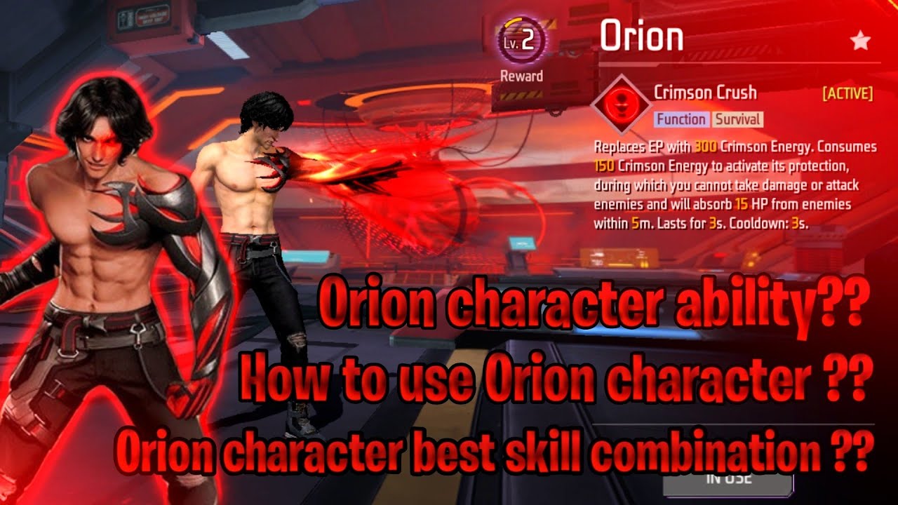 How to use Orion character | Orion character best skill combination ...