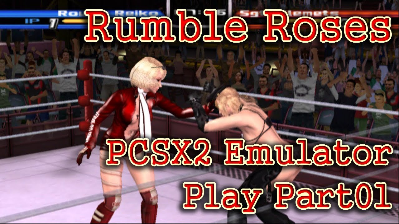 PCSX2 PS2 Rumble Roses - Single Match Rowdy Reiko Vs Sgt. Clemets Game ...