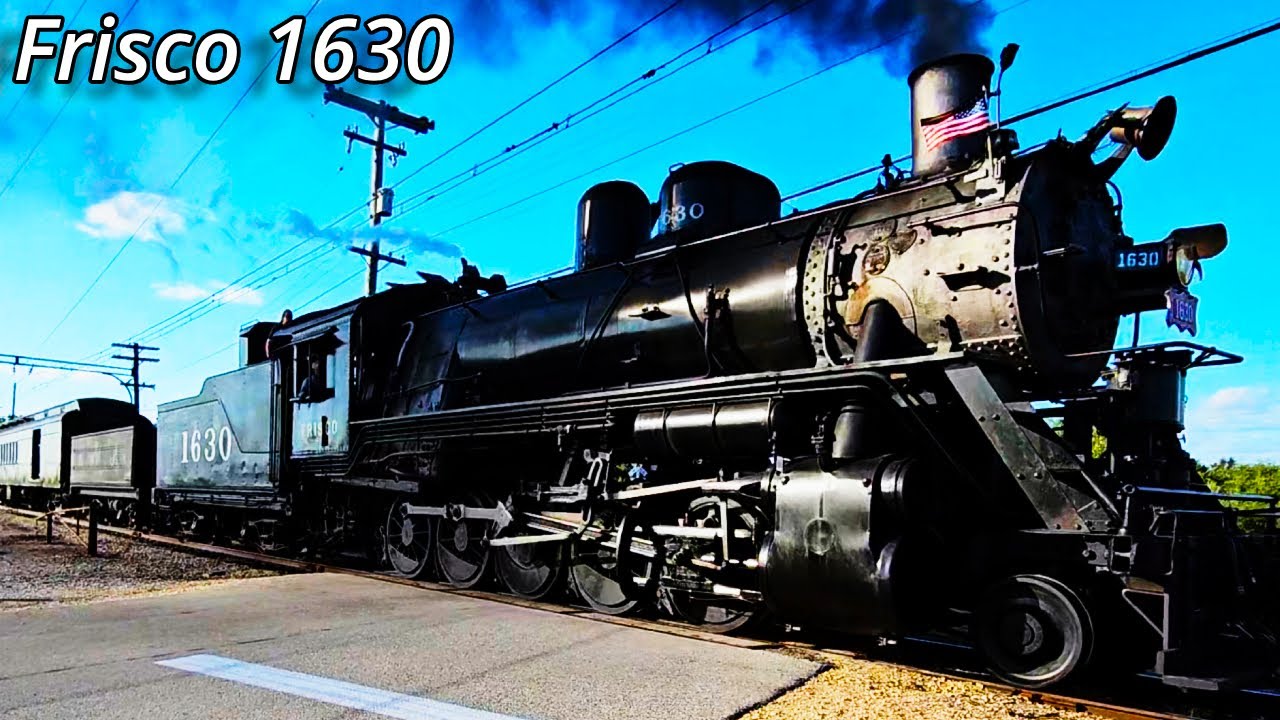 The FRISCO 1630 Steam Train! - YouTube