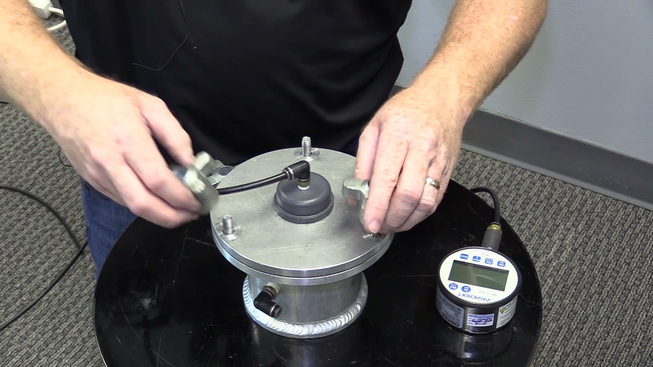 Civacon Normal Vent Pressure Test - YouTube
