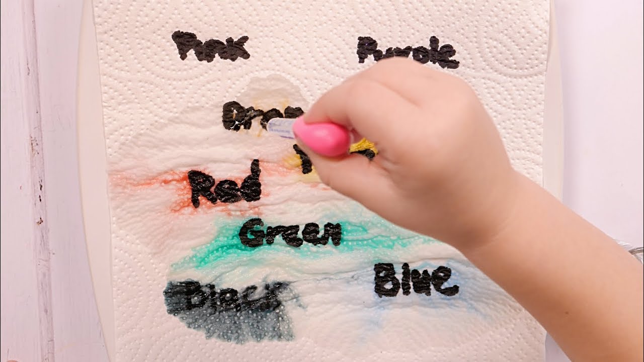 How to Make Colours Appear From Words! Kids Science Project - YouTube