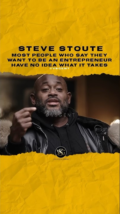 #stevestoute ppl who say they want 2b an entrepreneur dont know what it ...