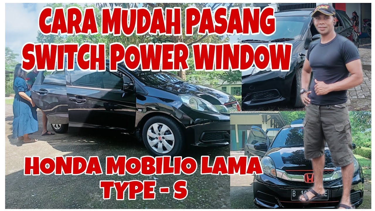Cara Mudah pasang Anakan Pintu Power window Honda Mobilio - YouTube