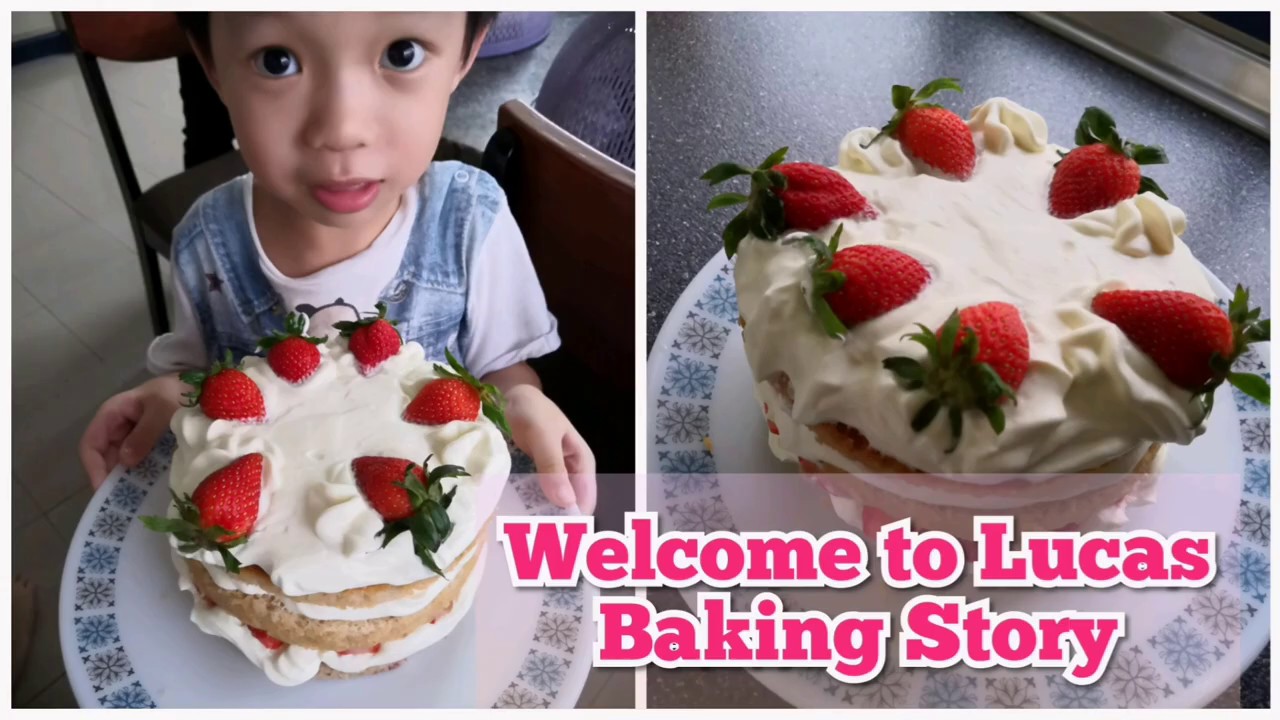 Strawberry cake by Lucas Pang - YouTube