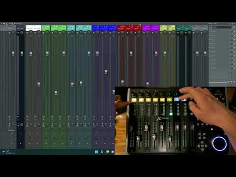 How to Set Up Behringer X-Touch with FL Studio: Touch-Sensitive Faders and Colored Scribble ...