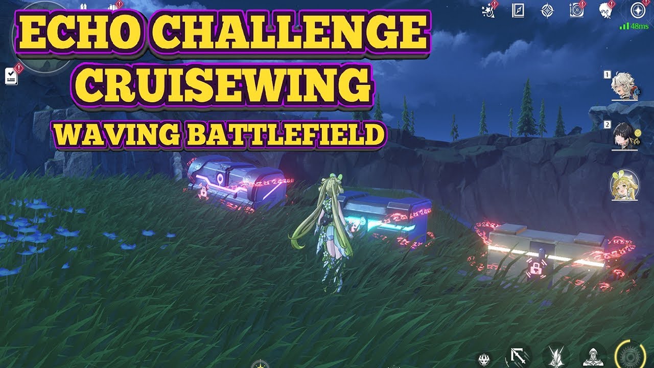 Exploration - Echo Challenge Cruisewing in Waving Battlefield - Wuthering Waves - YouTube