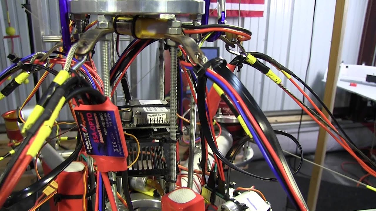 Turbine Drone Test, Electric Fans Only - YouTube