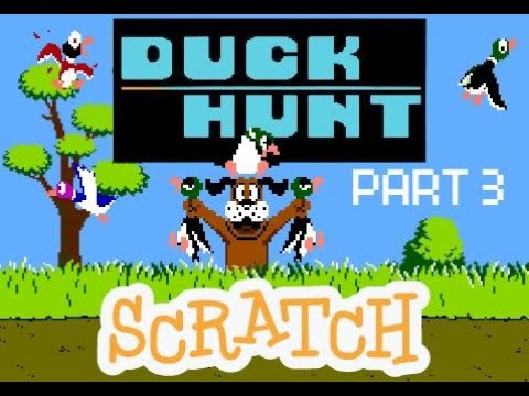 How to make Duck Hunt game in scratch | Part 3 | Duck that got hit ...