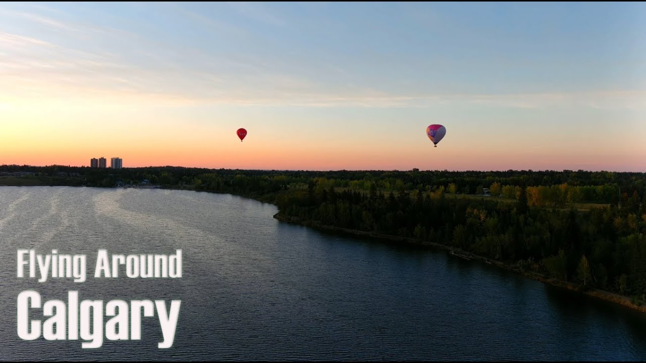 Flying Around Calgary - Drone Flight 4K - YouTube