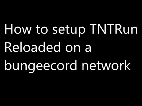 How to setup a bungeecord network and how to setup TNTRun Reload on a bungeecord network - YouTube