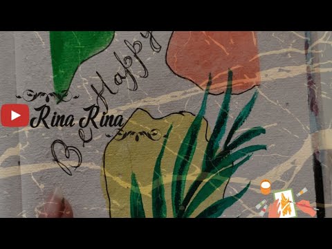 background colour leaf 🌿/water colour paint/Rina Rina - YouTube