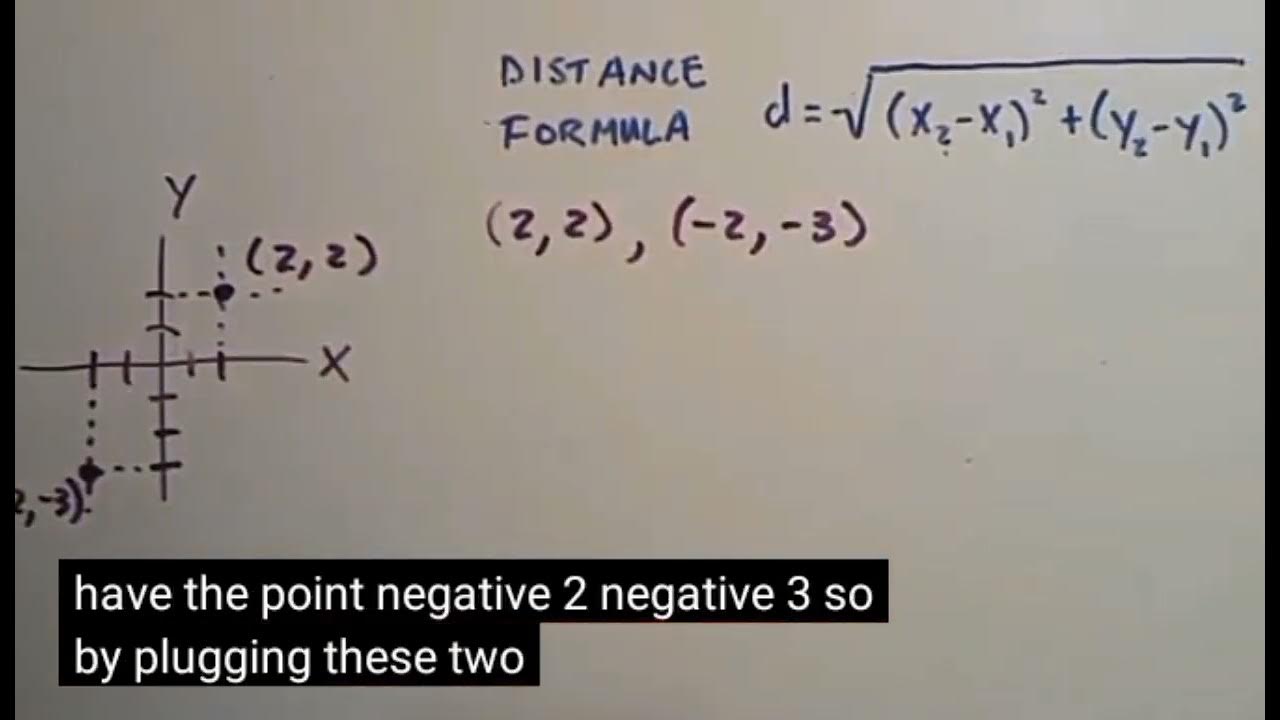 How to find the distance between two point - YouTube