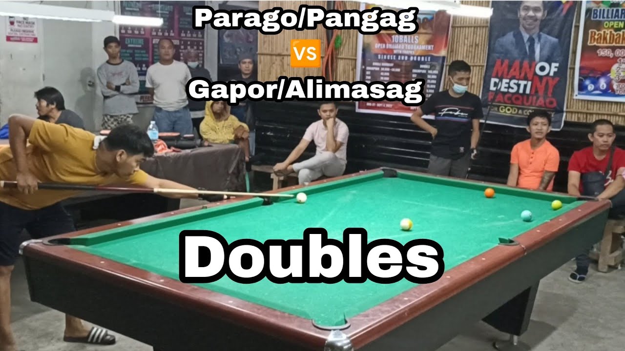 DOUBLES | Parago/Pangag 🆚 Gapor/Alimasag | Parehas 10balls race 14 22k ...