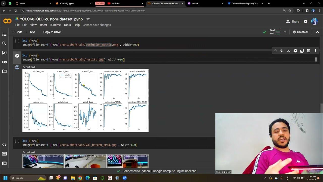 Train Yolov81 On Custom Data L Computer Vision شرح عربي Youtube