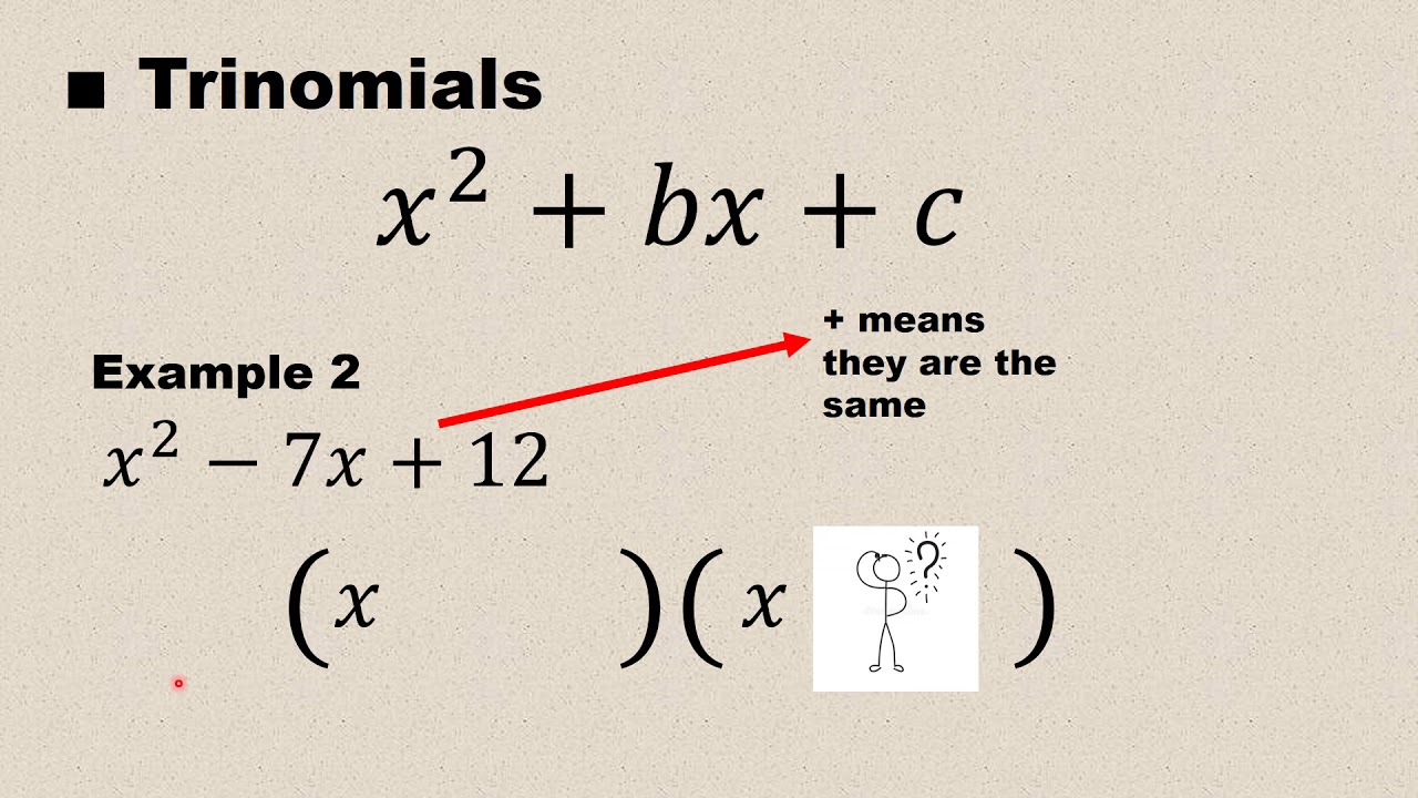 Grade 9 Mathematics Factorisation Part 2 YouTube