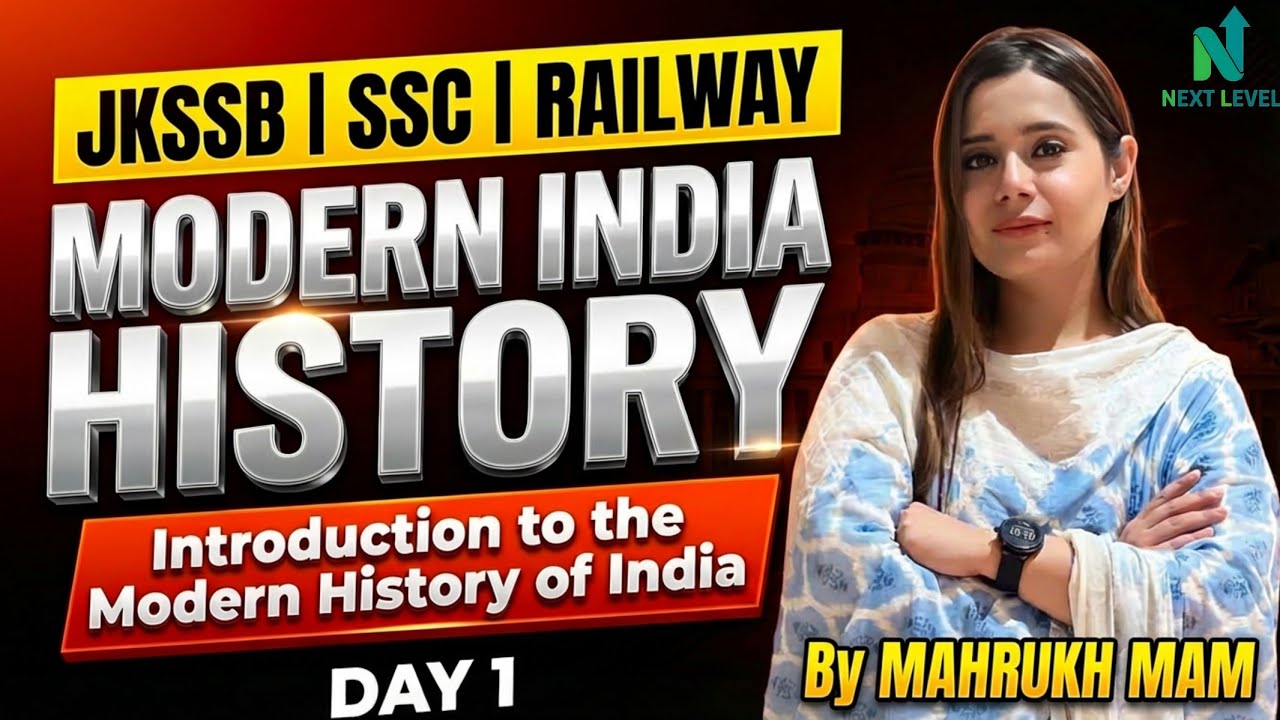 Introduction to the Modern History of India | Day-1 | By Mahrukh Mam ...