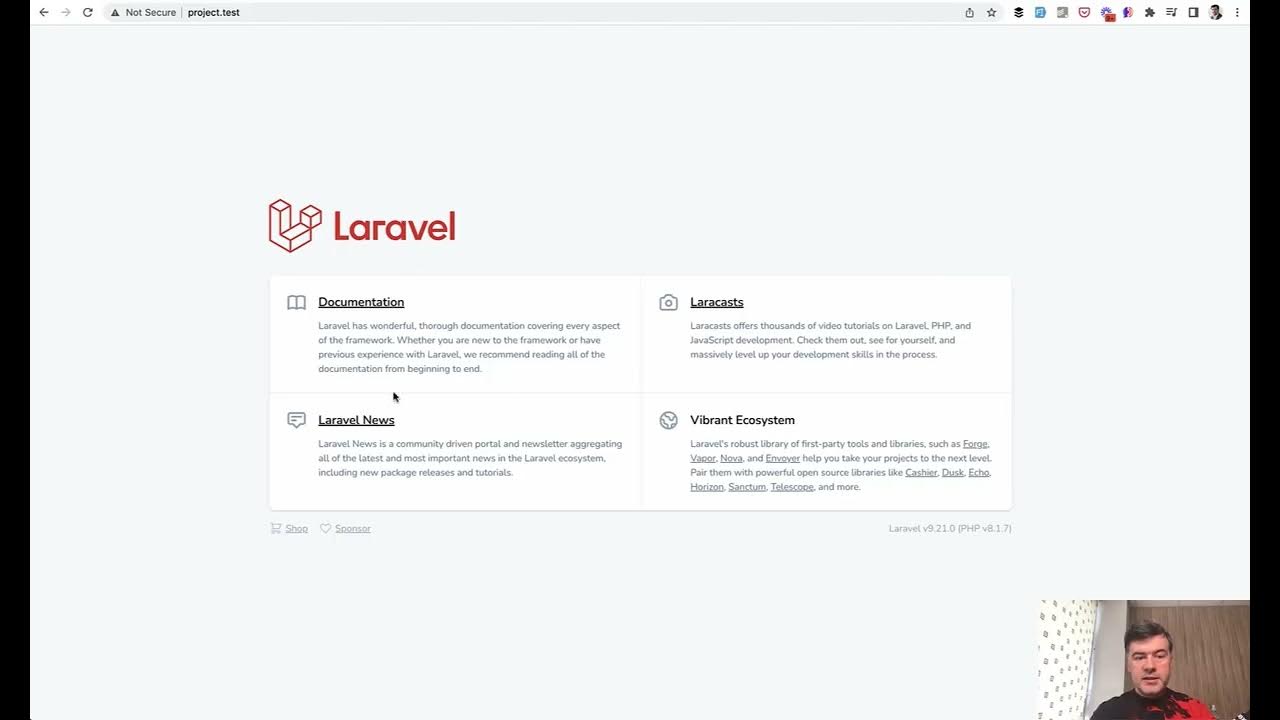 Laravel Testing 02 24 Default Tests How They Work And How To Launch Them Youtube