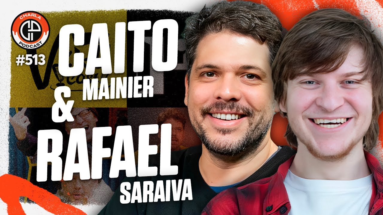 CHARLA #513 - Caito Mainier & Rafael Saraiva [Porta dos Fundos] - YouTube