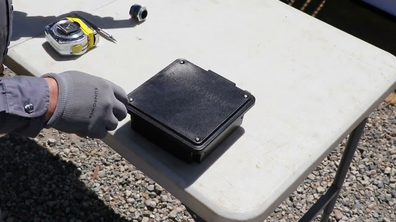 SunPower Equinox® Pro Tips: Installing the Rail-Mounted J-Box Featuring ...