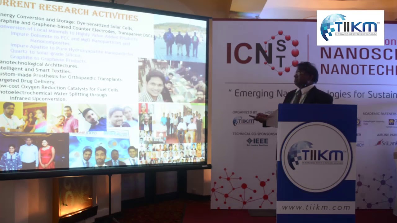 Nano Science and Nano Technology Conference | Keynote Speaker | Prof ...