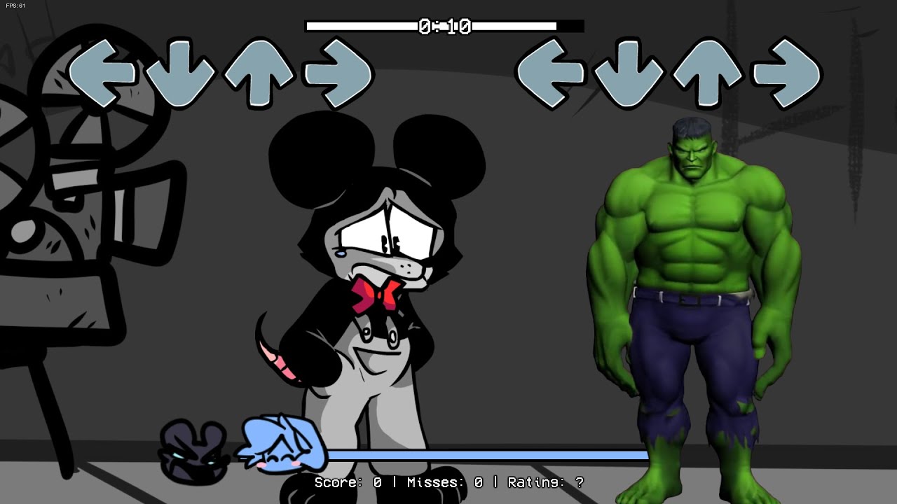 Soft Mickey Mouse meets Hulk Dance (FNF Hulk and Mickey Mouse) - YouTube