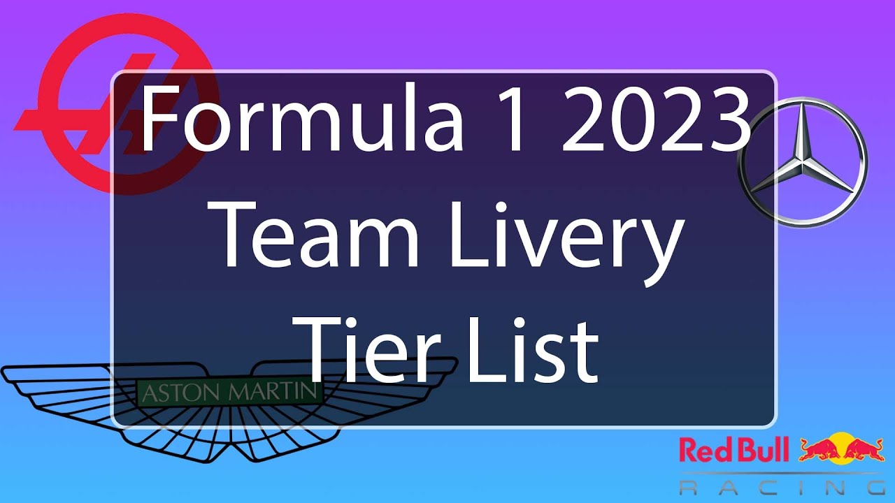 Spicy Cars Go VROOOM (F1 23 Liveries Tier List) - YouTube