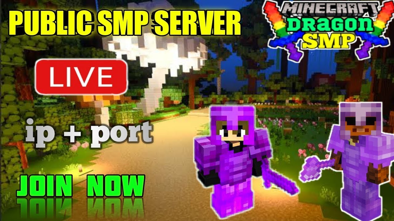 Minecraft SMP LIVE || PUBLIC SMP 24/7 JAVA + BEDROCK | PLAYING IN ...