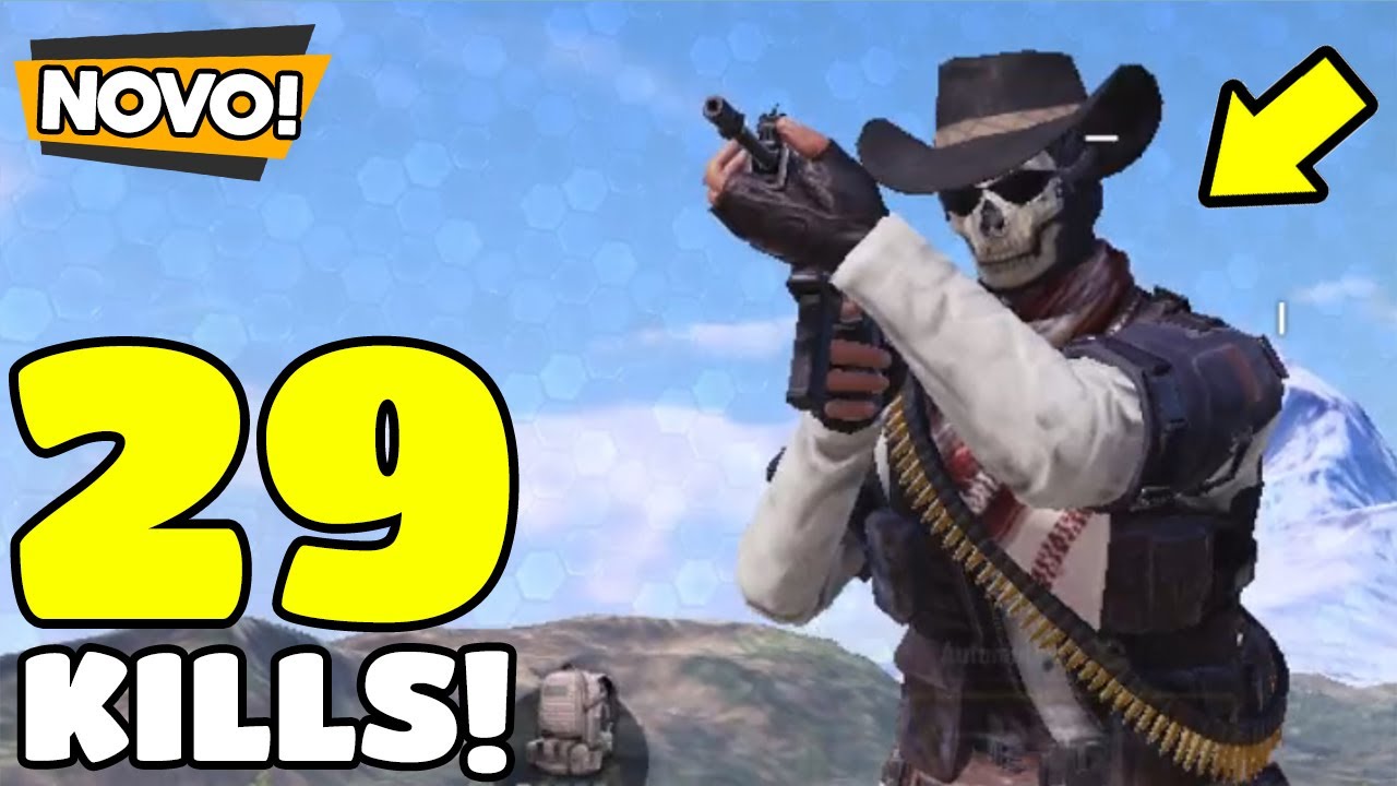 SOLO vs SQUAD c/ NOVO GHOST COWBOY NO CALL OF DUTY MOBILE BATTLE ROYALE ...