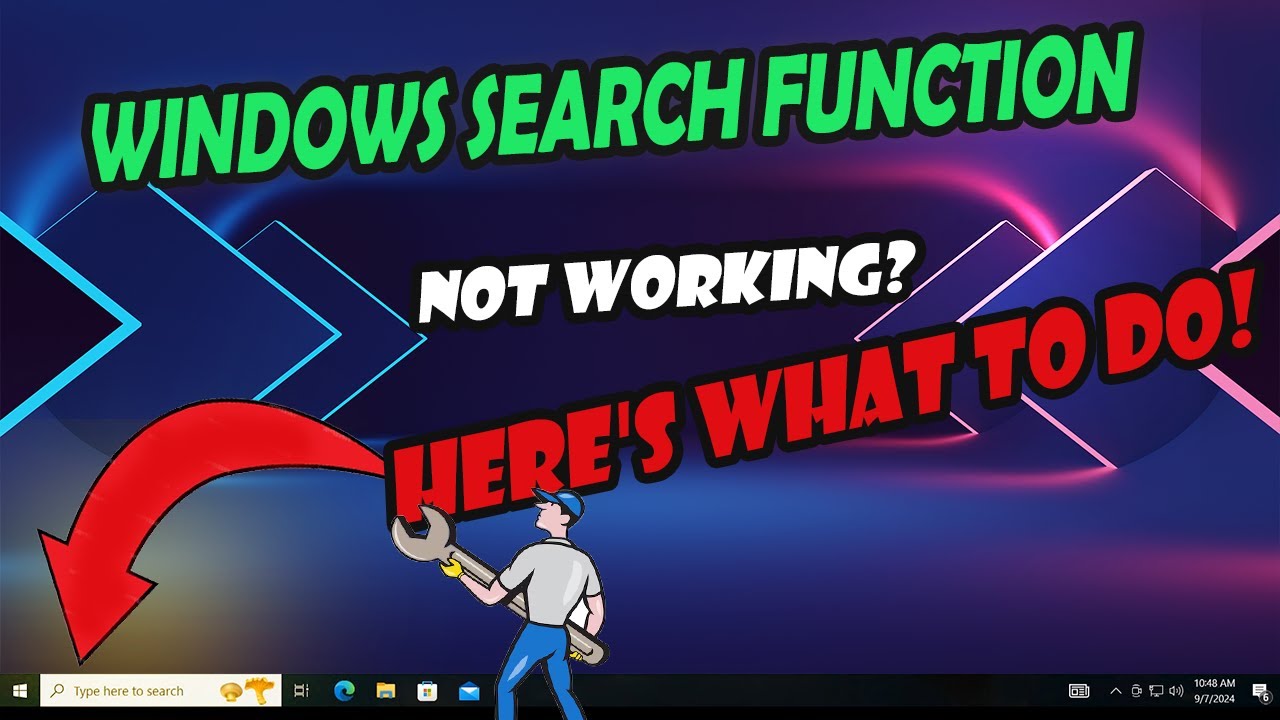🔥5 Quick Tips to Fix Windows Search Not Working! - YouTube