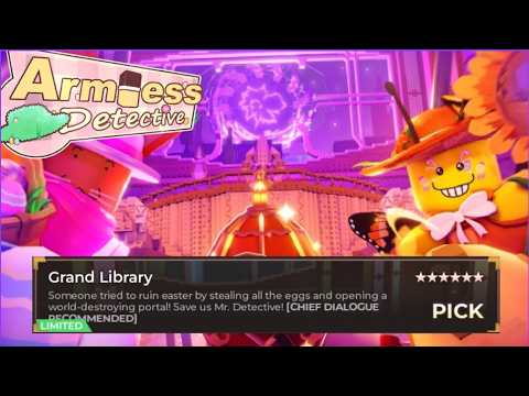 Armless Detective - Grand library | Easter event - YouTube