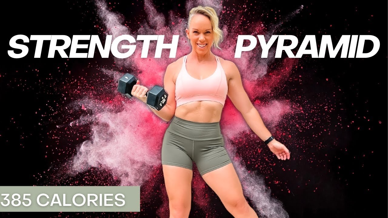 45 MIN FULL BODY STRENGTH WORKOUT | Pyramid Training - YouTube