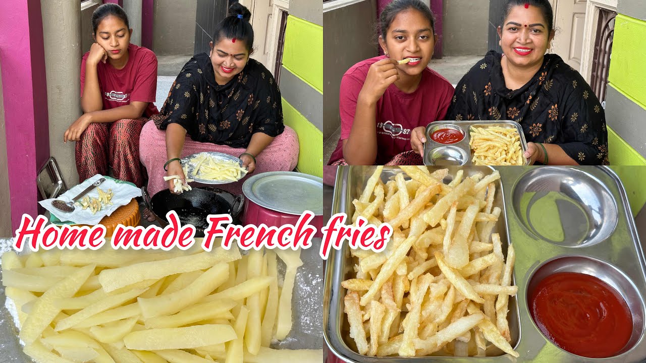 HOME MADE FRENCH FRIES || Cherry Sathakshi - YouTube