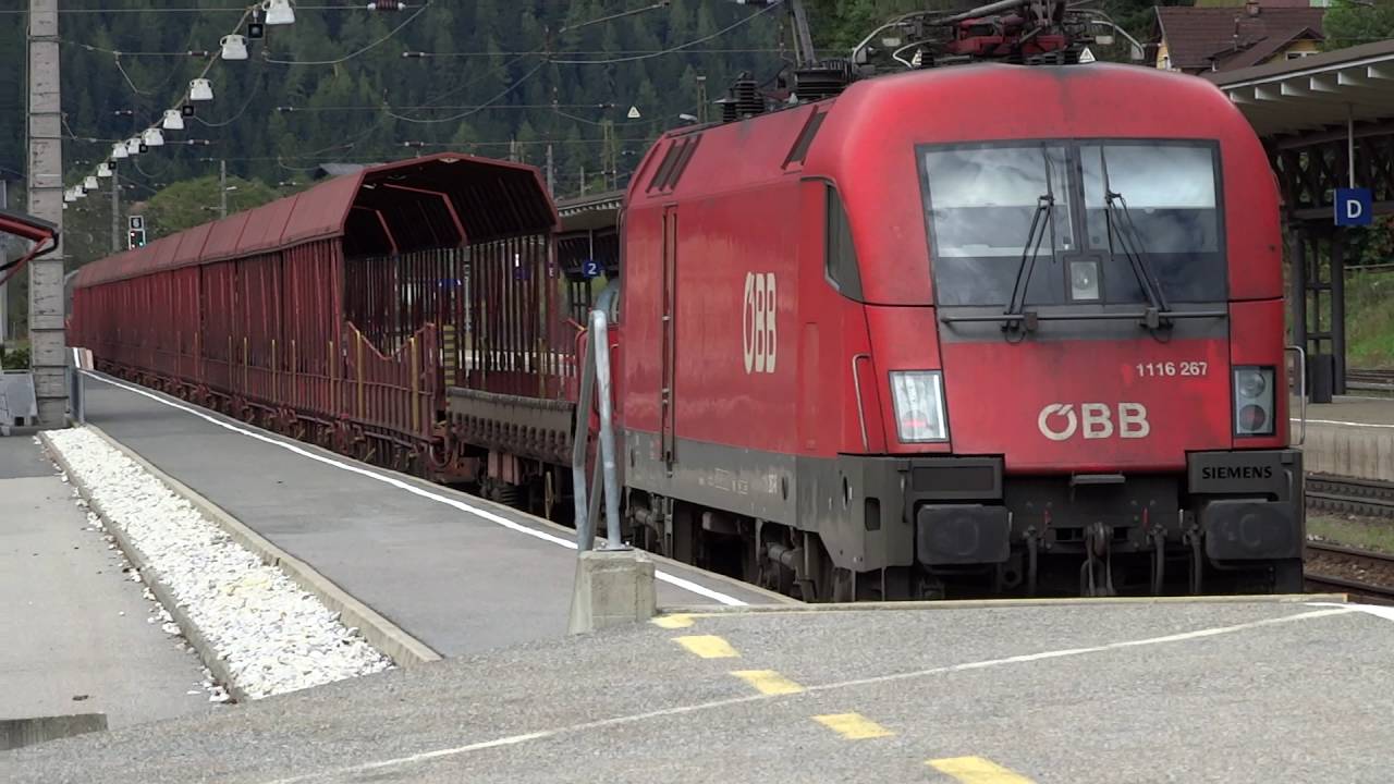 Taurus locomotive leaves station (Taurus Sound) - YouTube