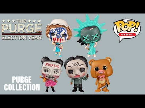 The Purge Election Year Funko Pop Vinyl Collection Lady Liberty,Freak ...
